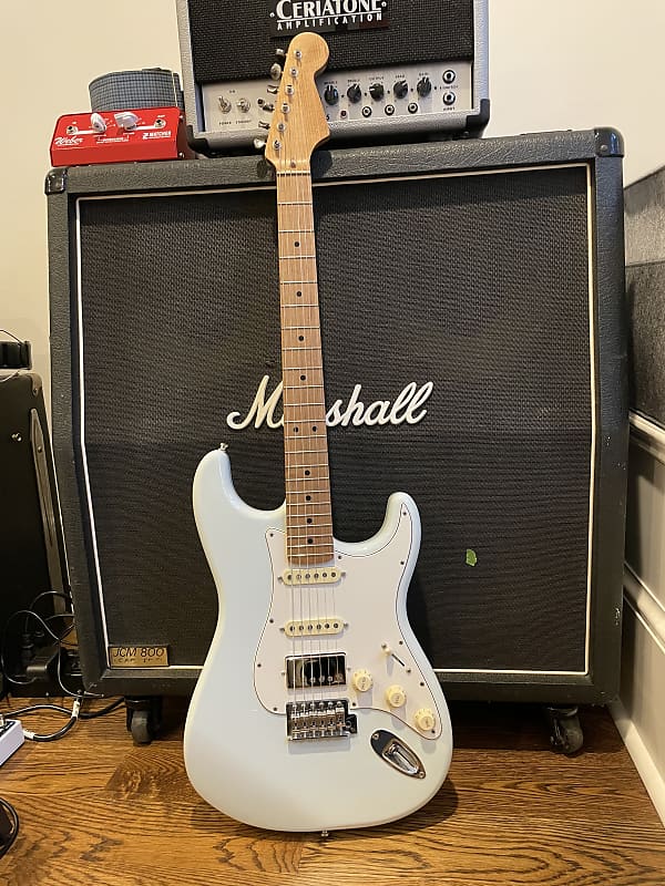 Warmoth Roasted Maple Fatback Neck for Stratocaster | Reverb