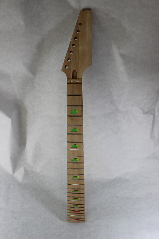 Glow in the dark - Pyramid Inlay 7 string Neck- Fits Ibanez | Reverb