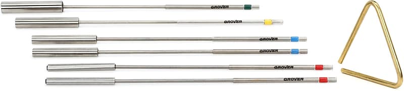 Grover Pro Percussion Tubular 6-piece Triangle Beater Set | Reverb