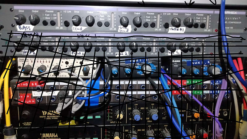 Aphex 106 "easy rider" quad compressor EXCELLENT | Reverb