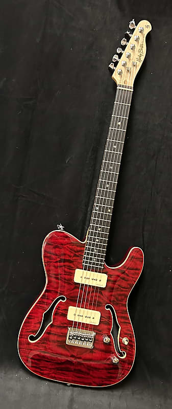 Harley Benton Thinline Telecaster - Red | Reverb