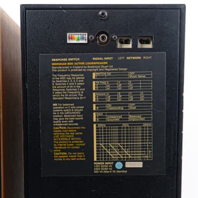 Meridian Speakers M20 Active Loudspeaker Set Crossovers | Reverb