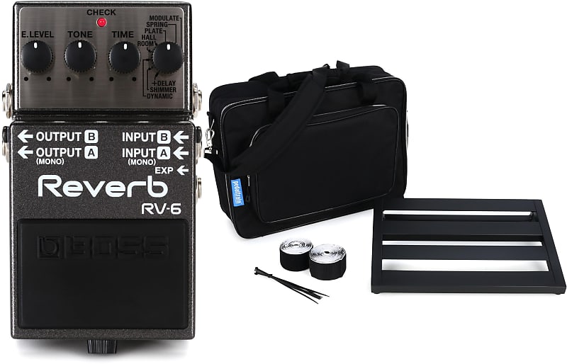 Boss RV-6 Digital Reverb Pedal Bundle with Pedaltrain Classic | Reverb