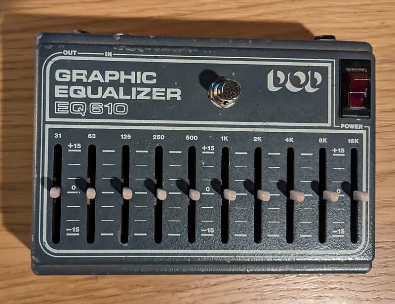 DOD EQ610 Graphic Equalizer 1982 - Grey - MODDED | Reverb