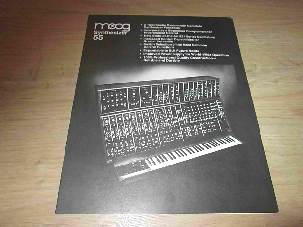 Moog Modular System 55 Catalog-70s-Original Vintage | Reverb