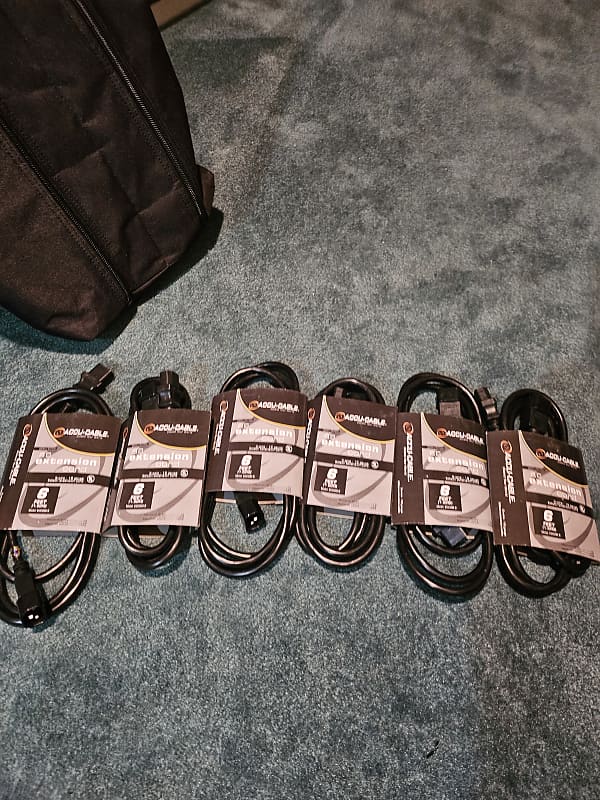 American DJ ADJ ECCOM-6 Black 6FT 16 Gauge | Reverb