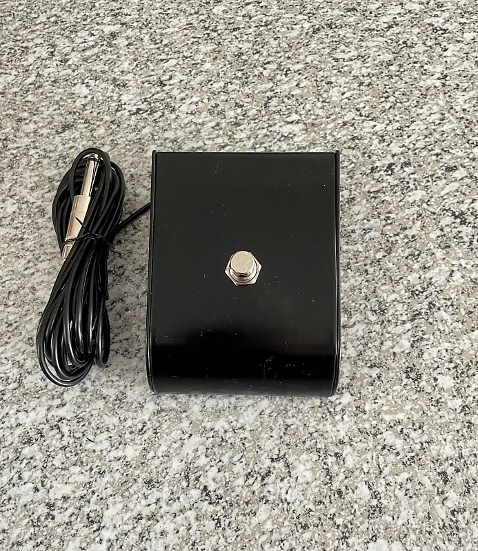Unbranded Marshall Style One Button Footswitch Black | Reverb