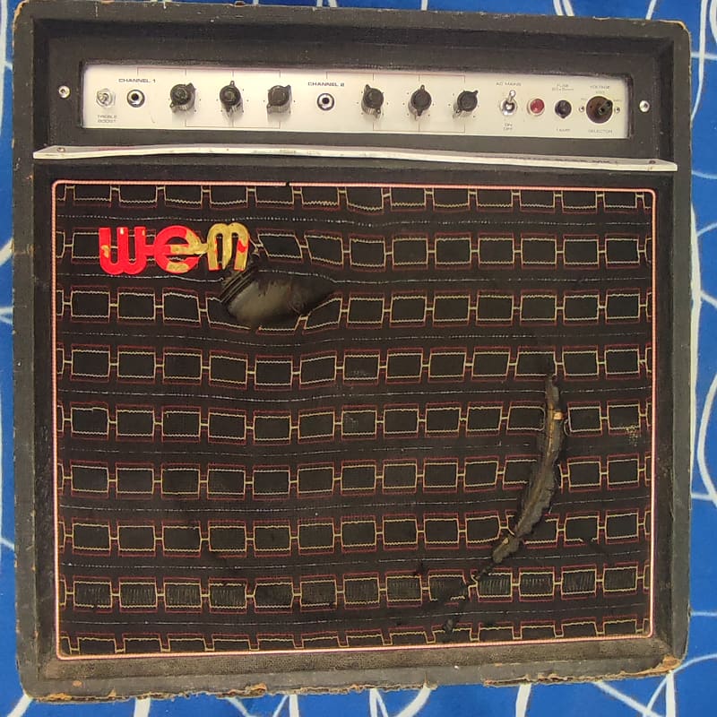 WEM Dominator Bass MK1 1970's - Road Worn | Reverb