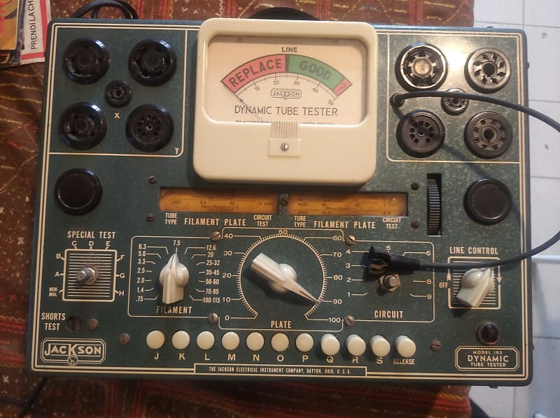 Jackson Model 103 Dynamic tube tester from 50's | Reverb