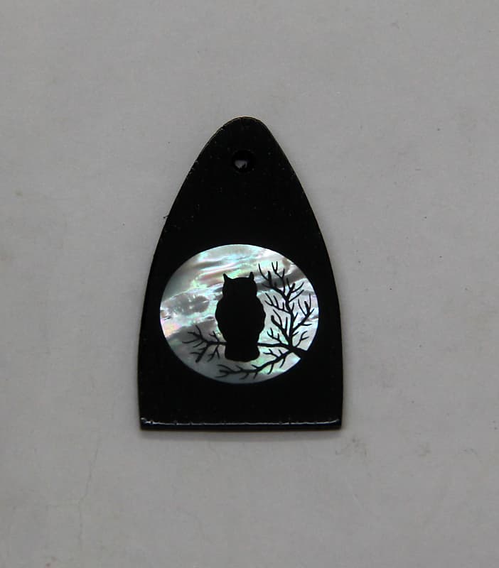 Truss Rod Cover with Owl Silhouette Inlay will fit PRS | Reverb Canada