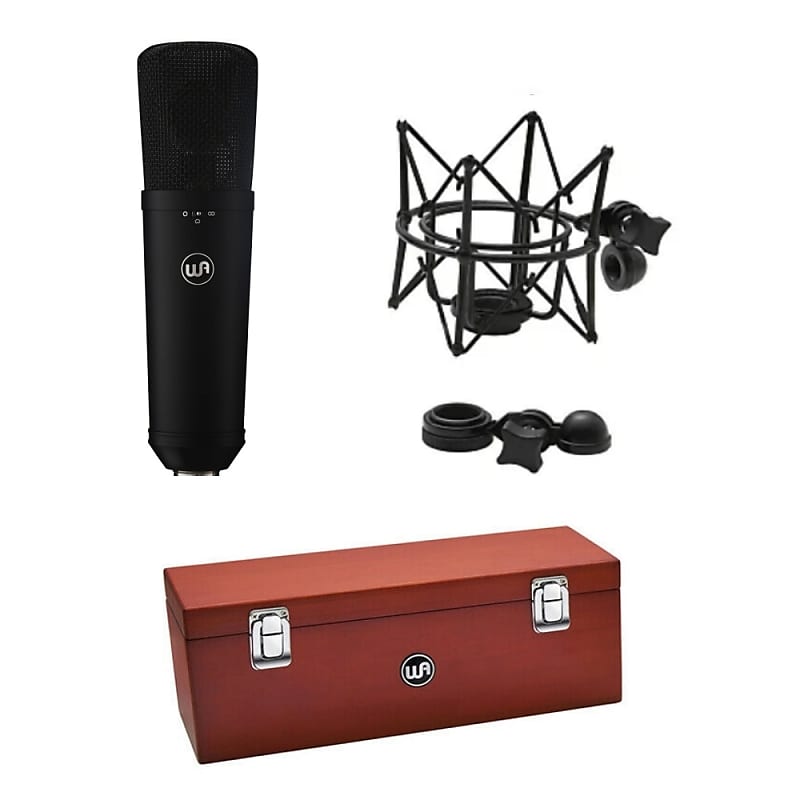 WARM AUDIO WA-87 R2 Large Diaphragm Condenser Black Studio | Reverb