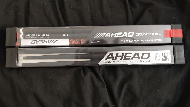 Ahead 5A drumsticks New 2 pair with extra pair of sleeves | Reverb