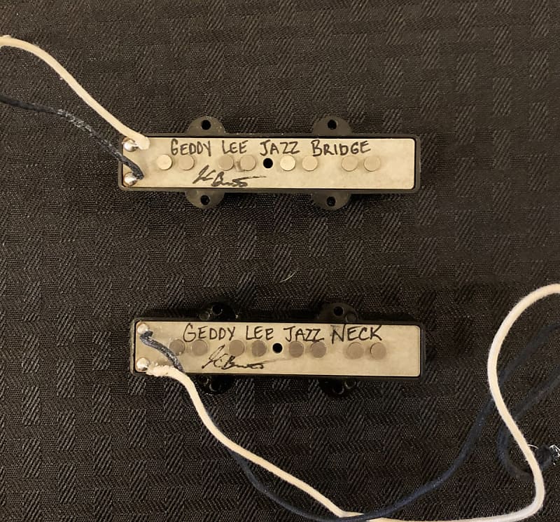 Tom Brantley Rewinds Geddy Lee Jazz Bass Pickup Set, Recent | Reverb