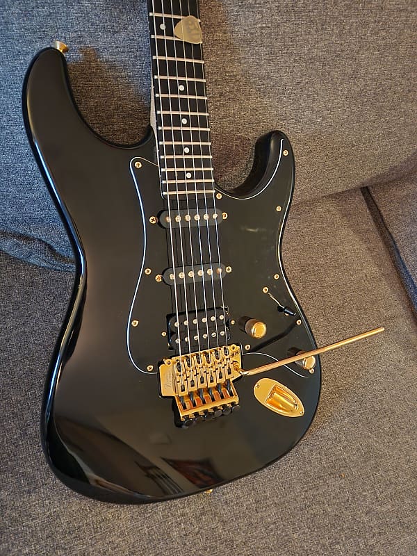 Fender Fujigen Stratocaster STR-70 1988 - Black | Reverb
