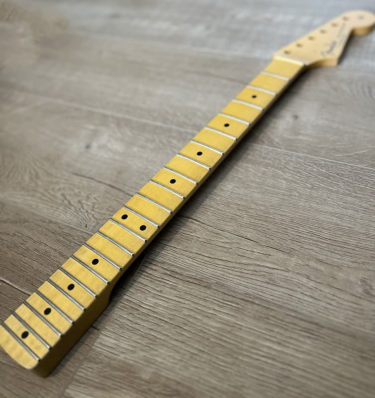 Musikraft Strat Neck Custom Build 2021 - Quartersawn Maple | Reverb