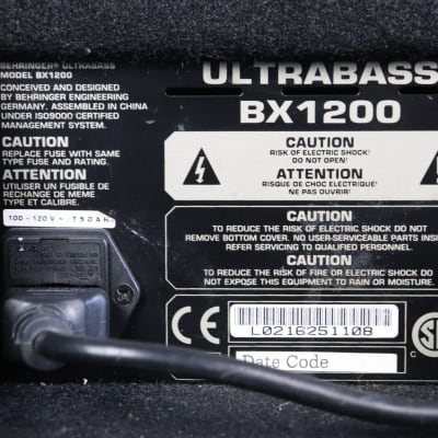 Behringer BX1200 ULTRABASS DYNAMIZER GUITAR AMP | Reverb
