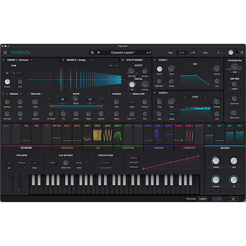 Arturia Pigments 5 Polychrome Synthesizer Plug-In | Reverb