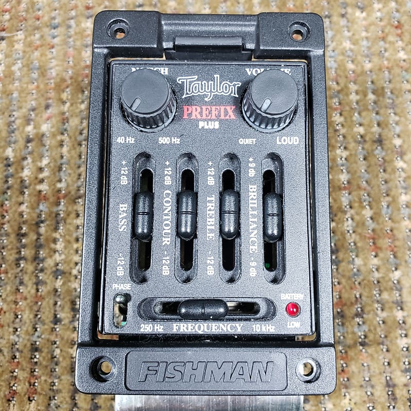Fishman Prefix Plus Taylor Acoustic Guitar Preamp Pickup | Reverb