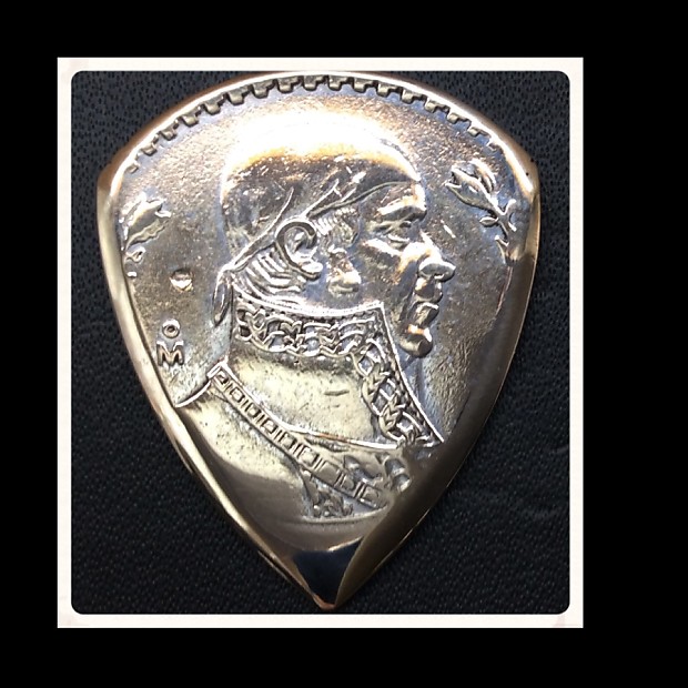 1962 10% Silver Mexican Un Peso Coin Plectrums | Reverb UK