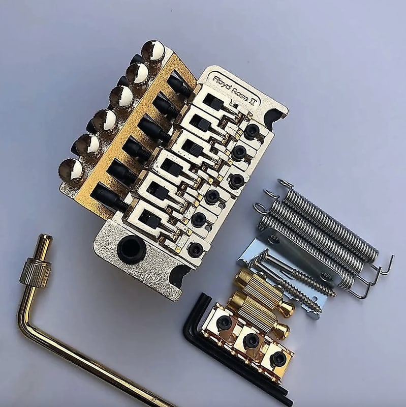 Floyd Rose II Guitar Double Locking Bridge Tremolo System in | Reverb