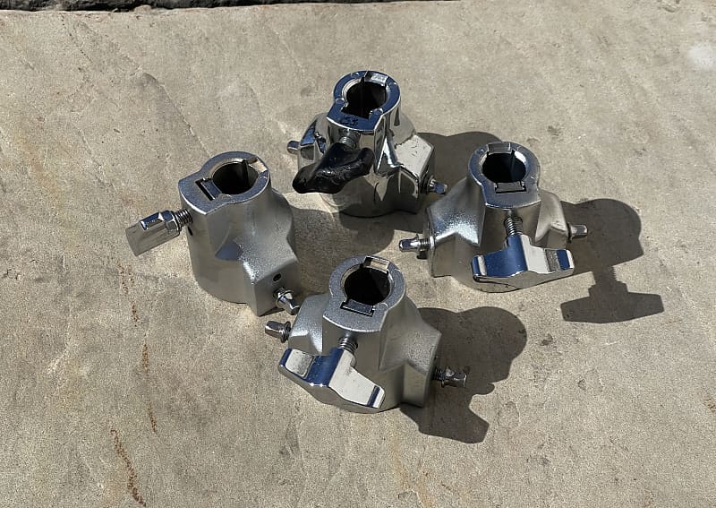 (4) DW 1.5"-3/4" Tube Top Cymbal Adapters DWSMRKTTCA For Drum | Reverb