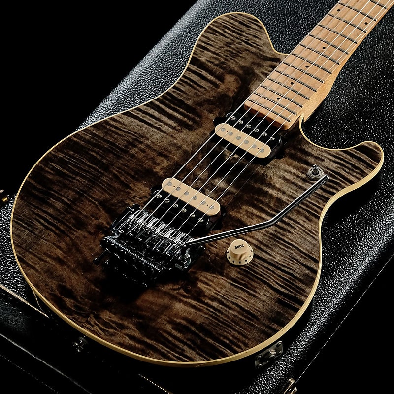 Music man 1991 EVH Signature Black Translucent [SN 80097] | Reverb