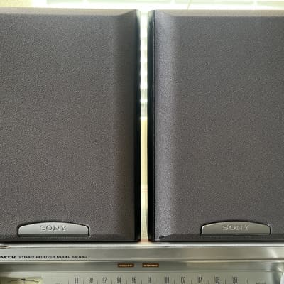 SONY SS-MB150H Stereo Bookshelf Speakers 120W 8 Ohms; Tested | Reverb