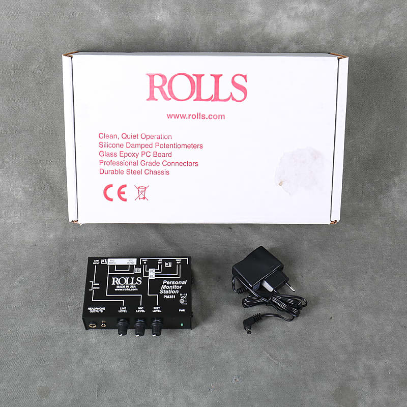 Rolls PM351 Personal Monitor - Box & PSU - 2nd Hand | Reverb UK