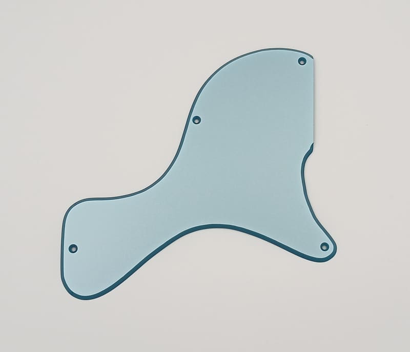 metallic ice blue acrylic pickguard for epiphone les paul | Reverb