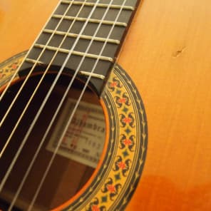 Alhambra 7C 1982 hand made classical Spanish guitar all | Reverb UK