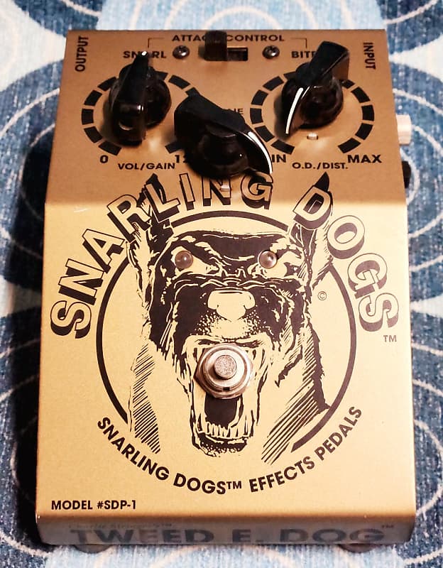 Snarling Dogs Tweed E. Dog SDP-1 - Gold | Reverb