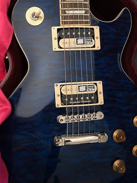 Edwards E-lp 125SD/QM Blue | Reverb
