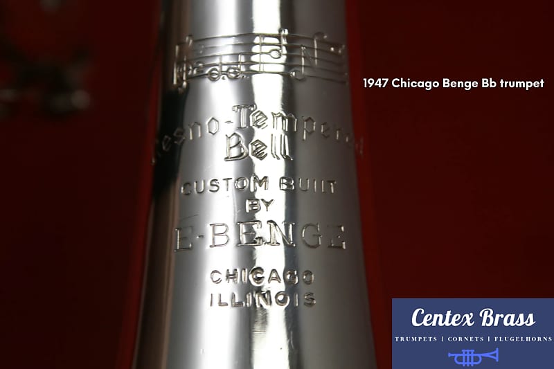 Chicago Benge Bb trumpet 1947 Silver | Reverb