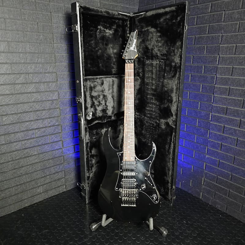 IBANEZ RG550 2007 20TH ANNIVERSARY BLACK ELECTRIC GUITAR | Reverb