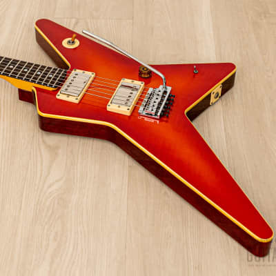 1982 Navigator by ESP Random Star RS-FM Flame Maple Top | Reverb