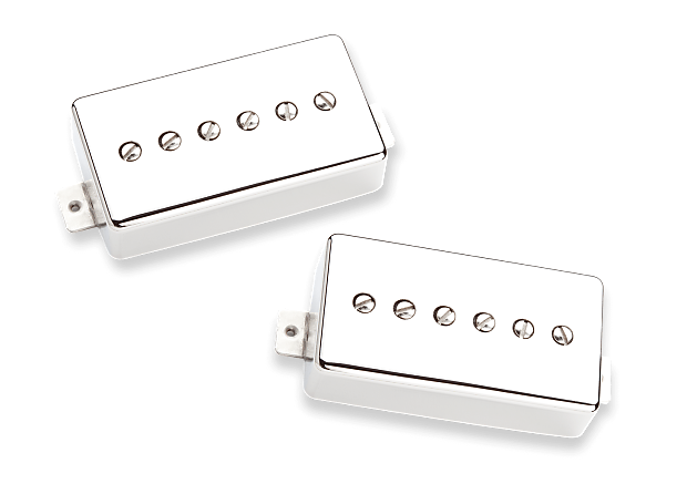 NEW P94 Alnico II Pickups Set Humbucker Sized P90 Chrome | Reverb