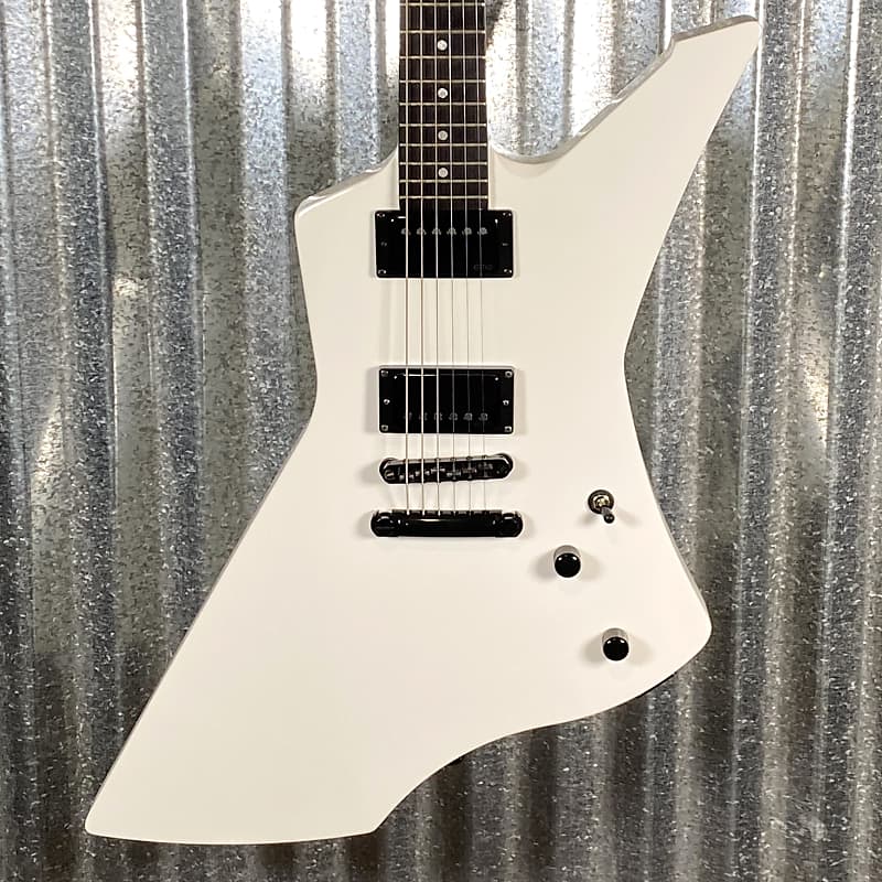 ESP LTD James Hetfield Snakebyte Snow White Guitar & Case | Reverb