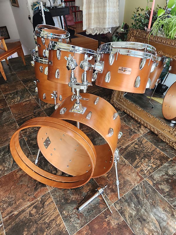 Vintage 1970s Yamaha 8000/9000 5 Piece Drum Set | Reverb