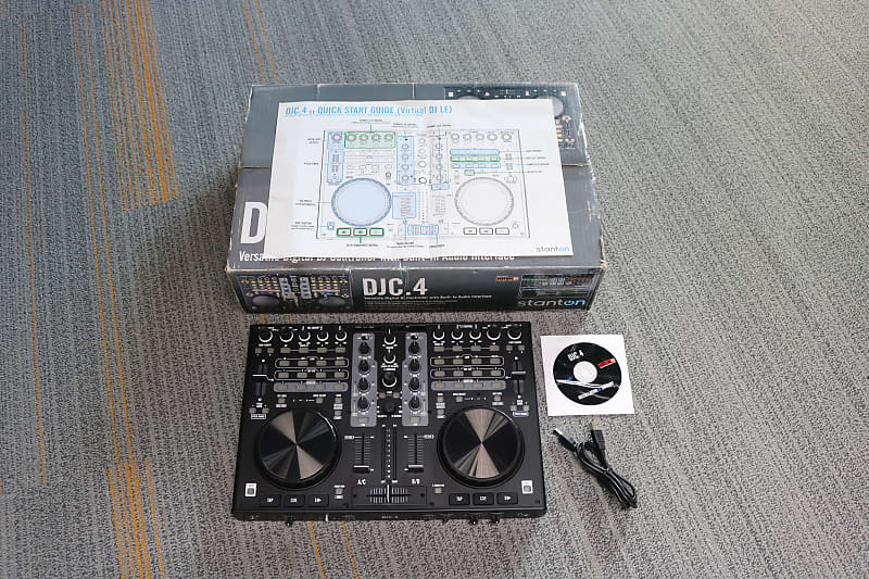 Stanton DJC.4 Digital DJ Controller with Built-In Audio | Reverb