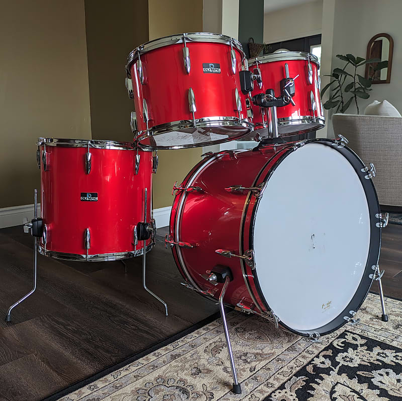 Premier Olympic "Super Olympic" Drumkit 1977 - Red | Reverb