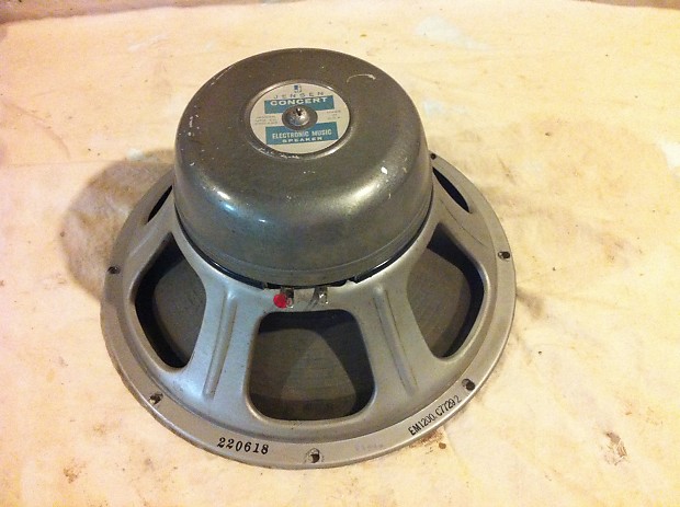 1966 Jensen EM1200 Concert 12" Speaker - 8 Ohm, 50 Watts - | Reverb
