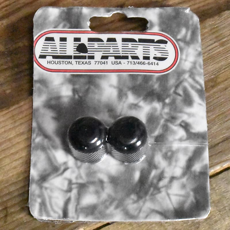 Black Dome Knobs USA Solid Shaft 2-Pack | Reverb