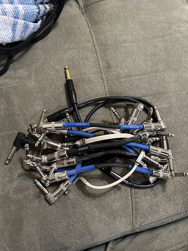 Unknown Lot of 15 patch cables | Reverb