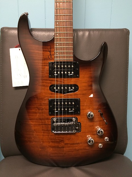 Godin Freeway SA Light Burst Flame 2007 Light Brown Burst | Reverb