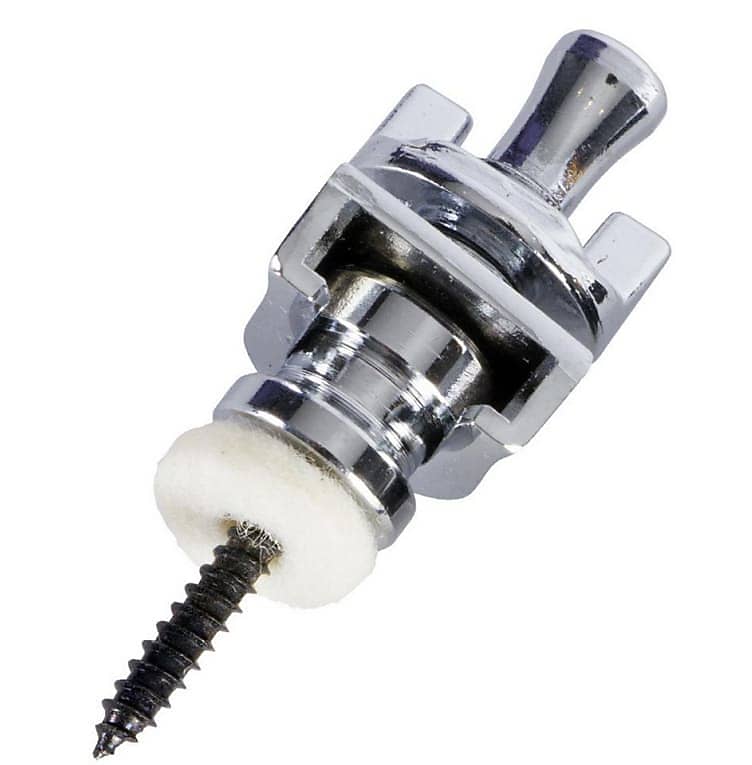 Hennessy Euro-Lok Strap Locks - Chrome | Reverb