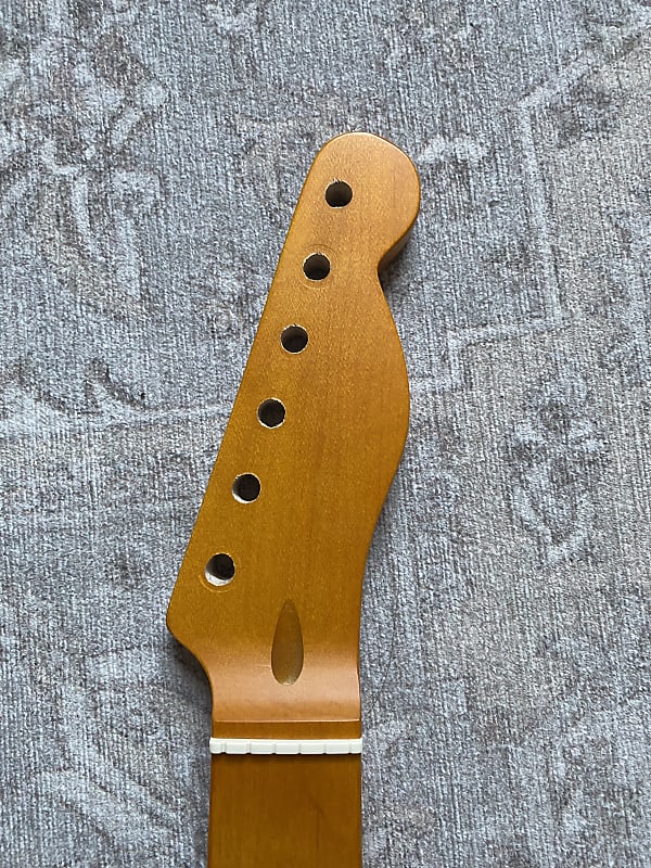 TELE NECK Maple 21 fret Strat neck 25.5 inch scale length | Reverb