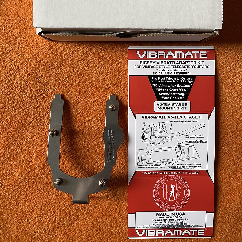 Vibramate V5-TEV-2 Stage II Tailpiece Mount for Bigsby B5 | Reverb