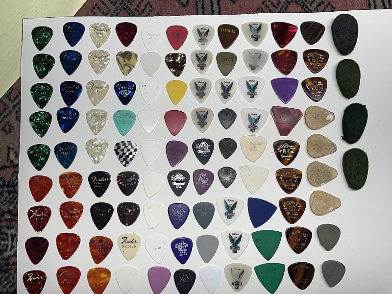 164 Guitar Picks -45 Fender PreCBS Jim Dunlop Thumb Picks | Reverb