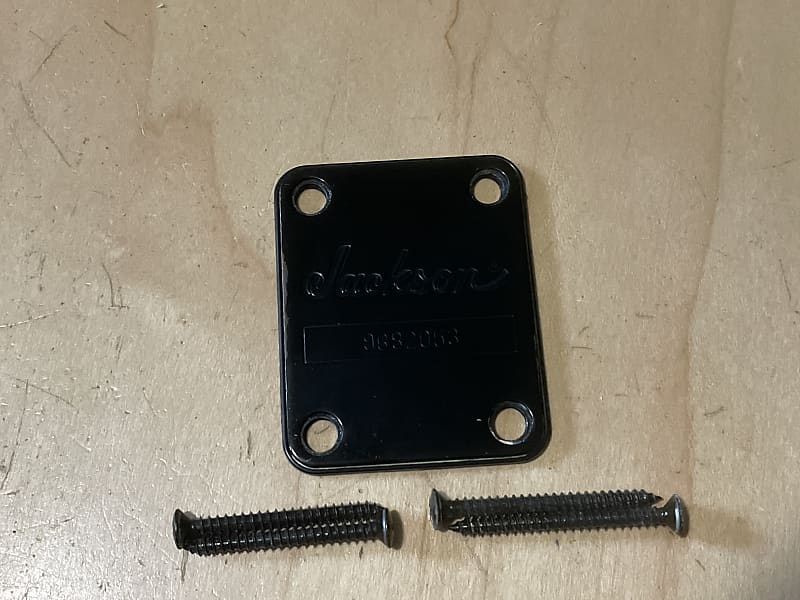 2002 Made in Japan Jackson DKMG Dinky Guitar Black Neckplate | Reverb