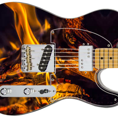 Sticka Steves Guitar Skin Axe Wrap Re-skin Vinyl DIY | Reverb Canada